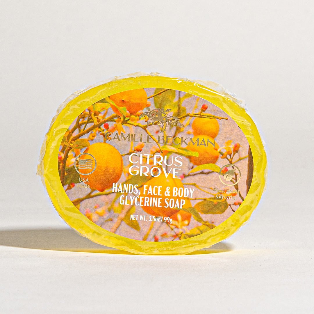 Glycerine Bar Soap Citrus Grove 3.5oz – Camille Beckman