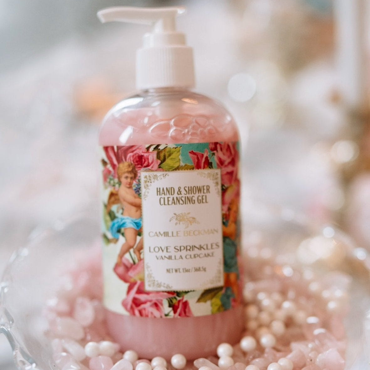 Hand & Shower Cleansing Gel 13oz Love Sprinkles – Camille Beckman